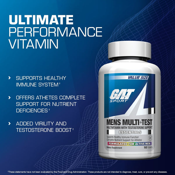 GAT SPORT MENS MULTI+TEST VITAMIN